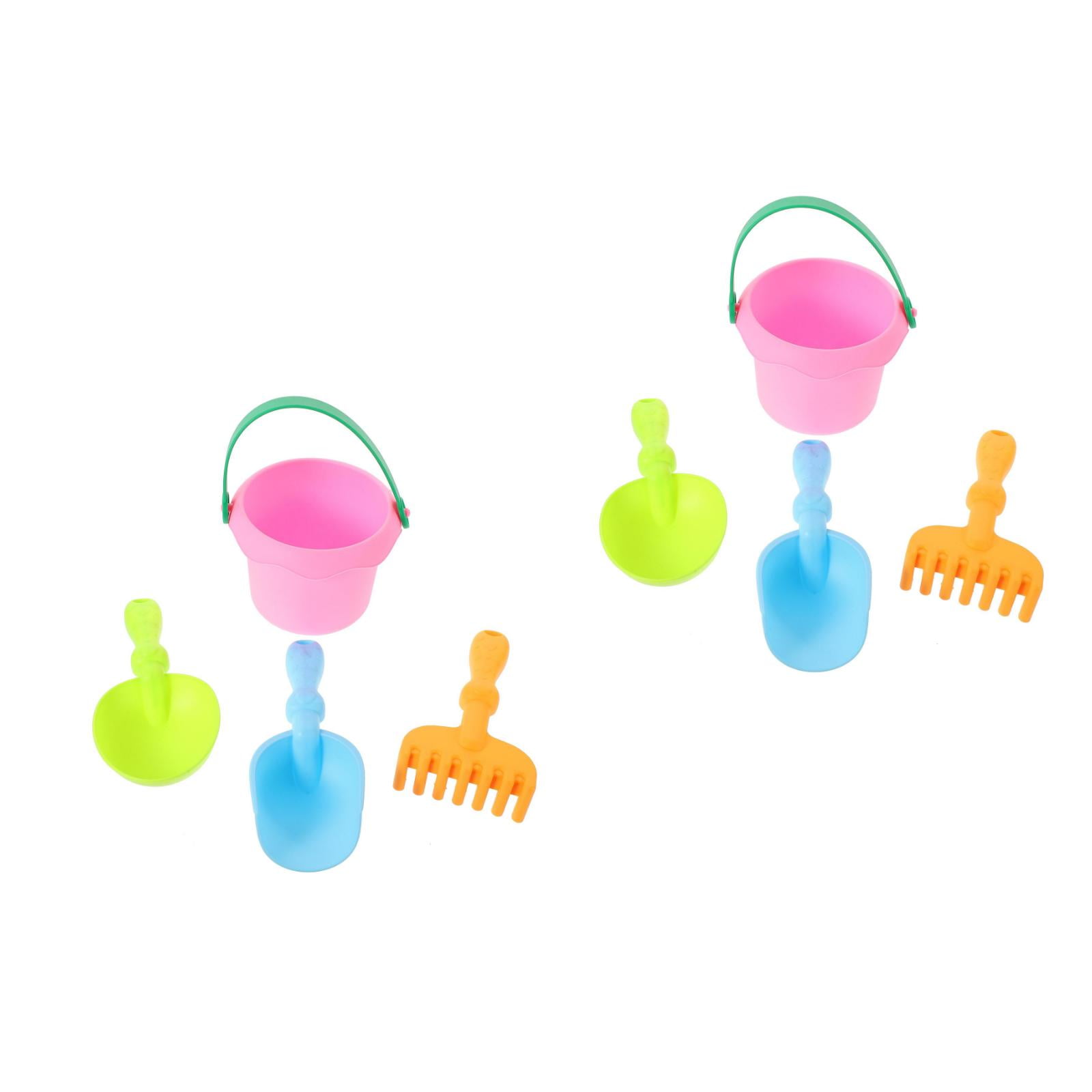 2 Sets Child Sandglass Shovel Bucket Tool Beach Toy Sand Set Sand Play ...