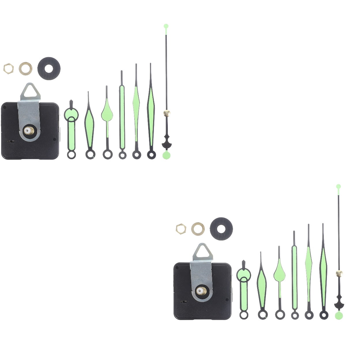 2 Sets Clock Kit Clock Mechanism Parts Work 13.5X1CM - Walmart.com