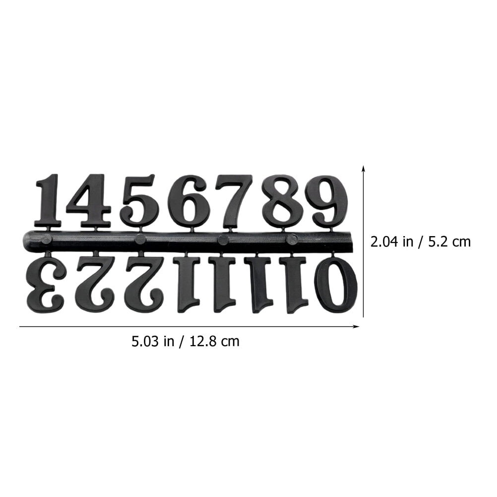 2 Sets Clock Numerals Kit DIY Digital Clock Numbers Clock Arabic Number ...
