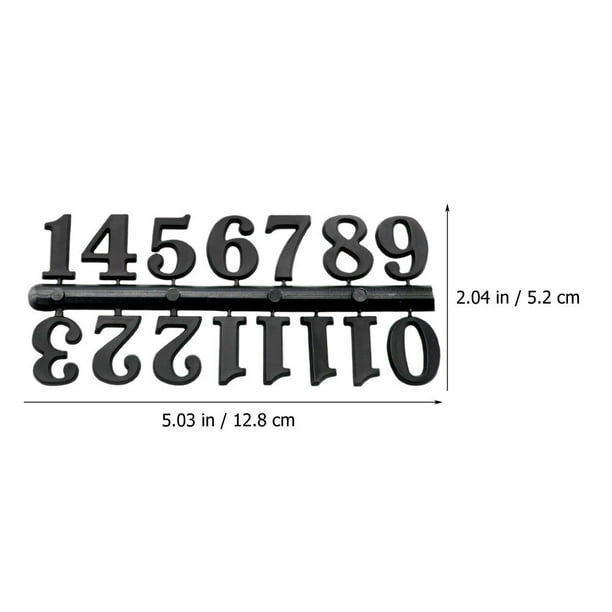 2 Sets Clock Numerals Kit DIY Digital Clock Numbers Clock Arabic Number ...