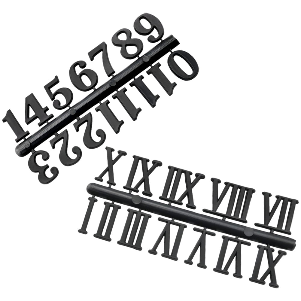 Baade Clock Numerals Black 2Set 5.1X2In - Walmart.com