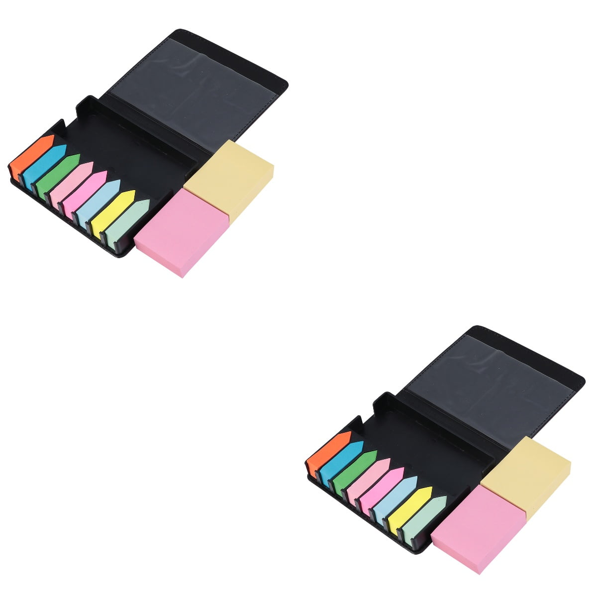2 Sets Colored Printable Paper Label Note Compact Memo Book - Walmart.com
