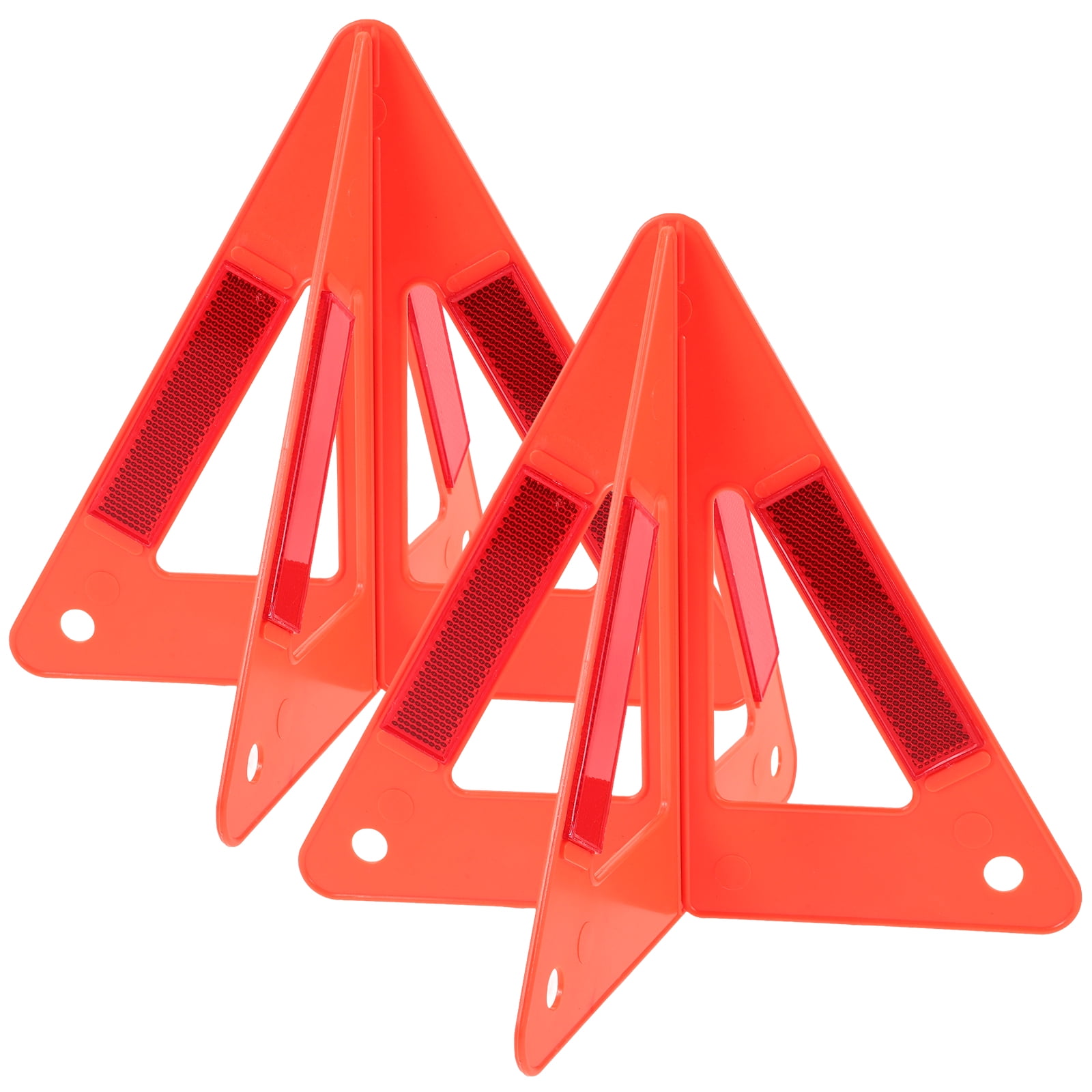 2 Sets Cones Car Reflective Warning Stand Easy to Install Safety Sign ...