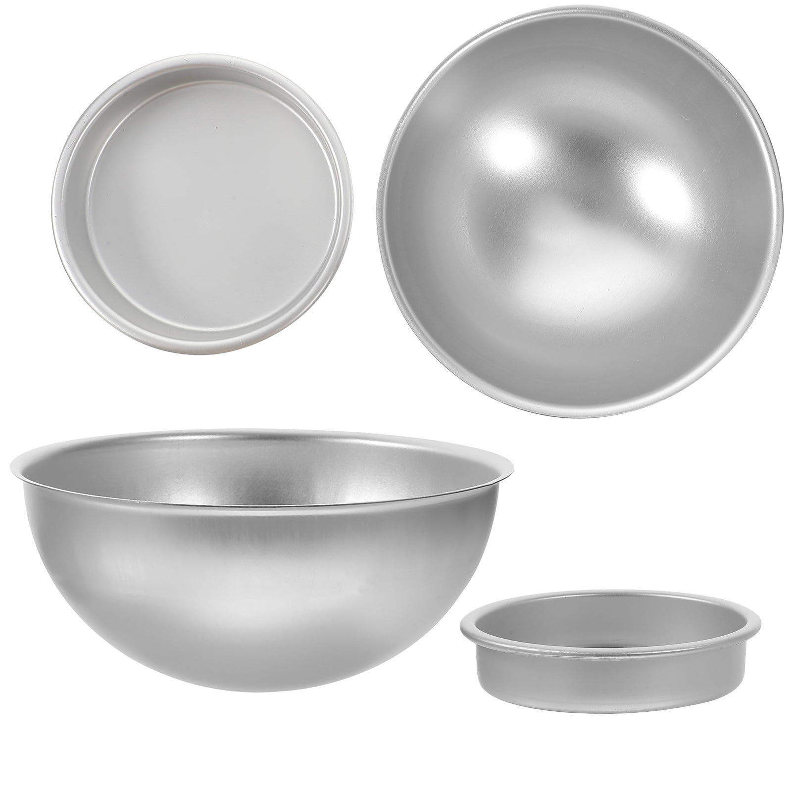 2 Sets Cooking Cakes Isomalt Mould Large Dome Spherical Mold Semicircle ...