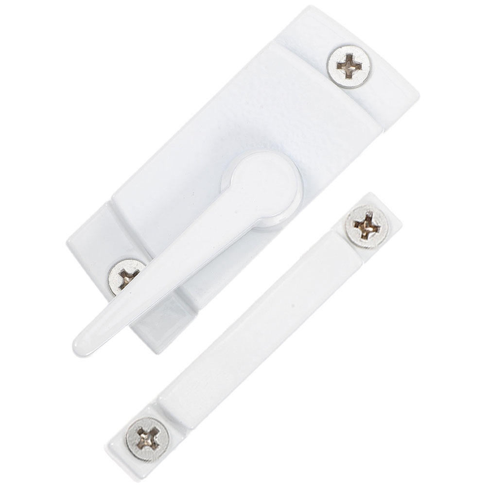 2 Sets Crescent Lock Sliding Window Locks Screen Door Latch Safety ...