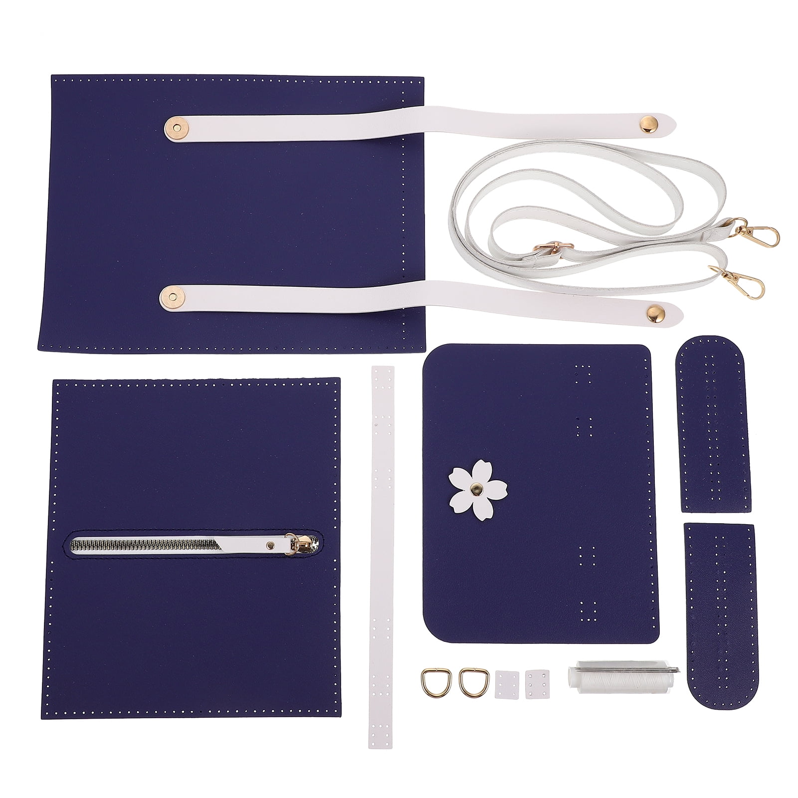 2 Sets DIY Chain Bag Accessories Leather Knitting Kit Supplies Child ...