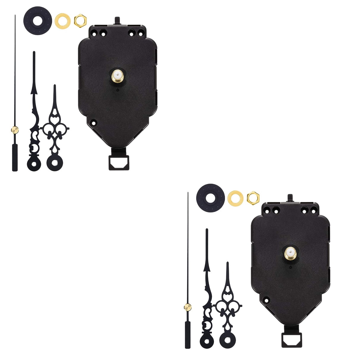 2 Sets DIY Clock Mechanism Parts Portable Sample Refillable Work Office ...