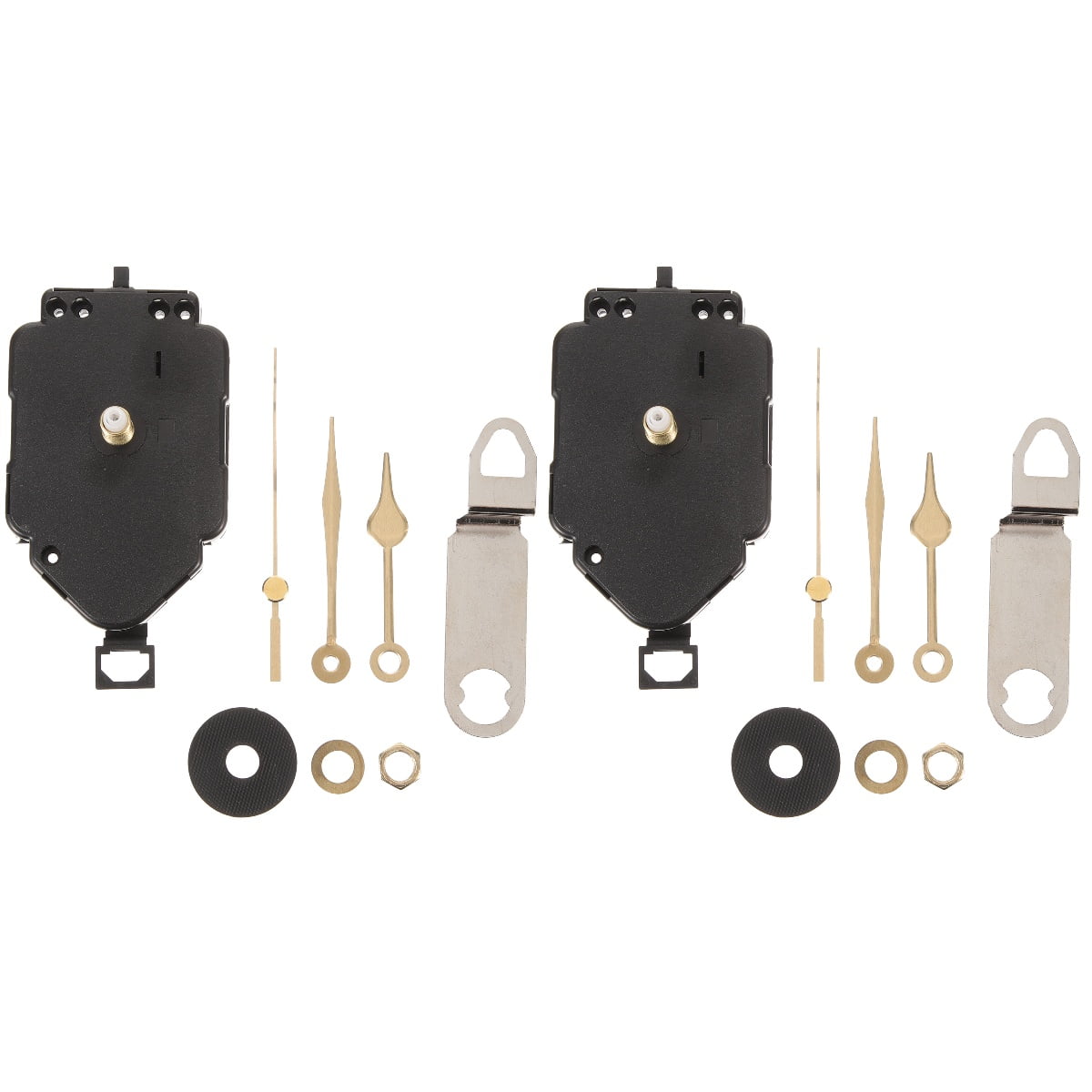 2 Sets Dashboard Numerals Quartz Pendulum Clock Movement Clockwork ...