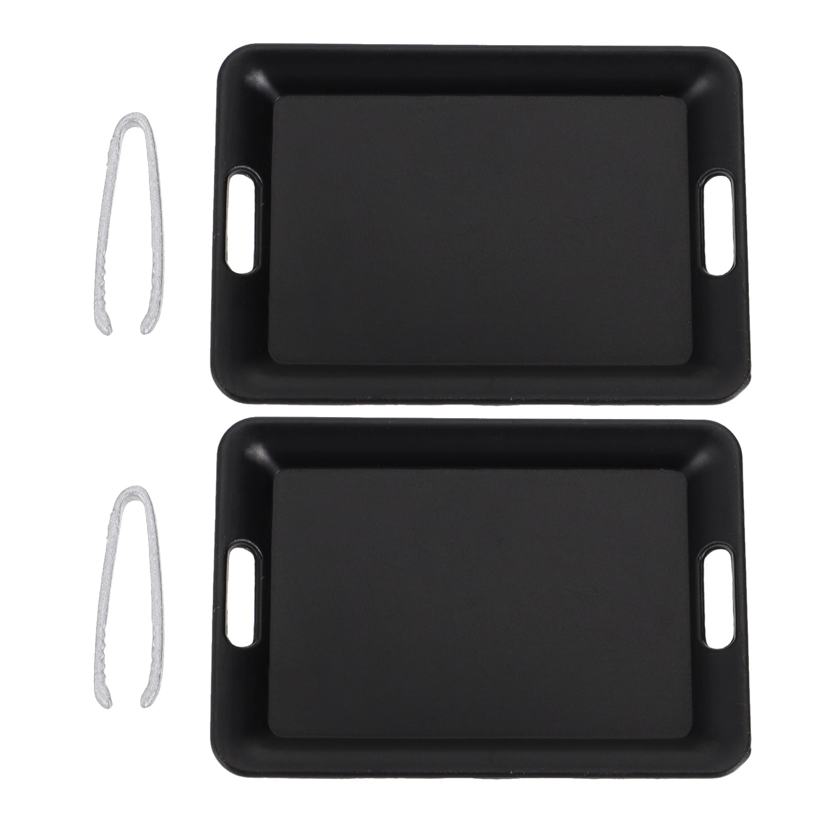 2 Sets Doll House Toys Mini Bread Trays Miniature Bread Clips Mini ...