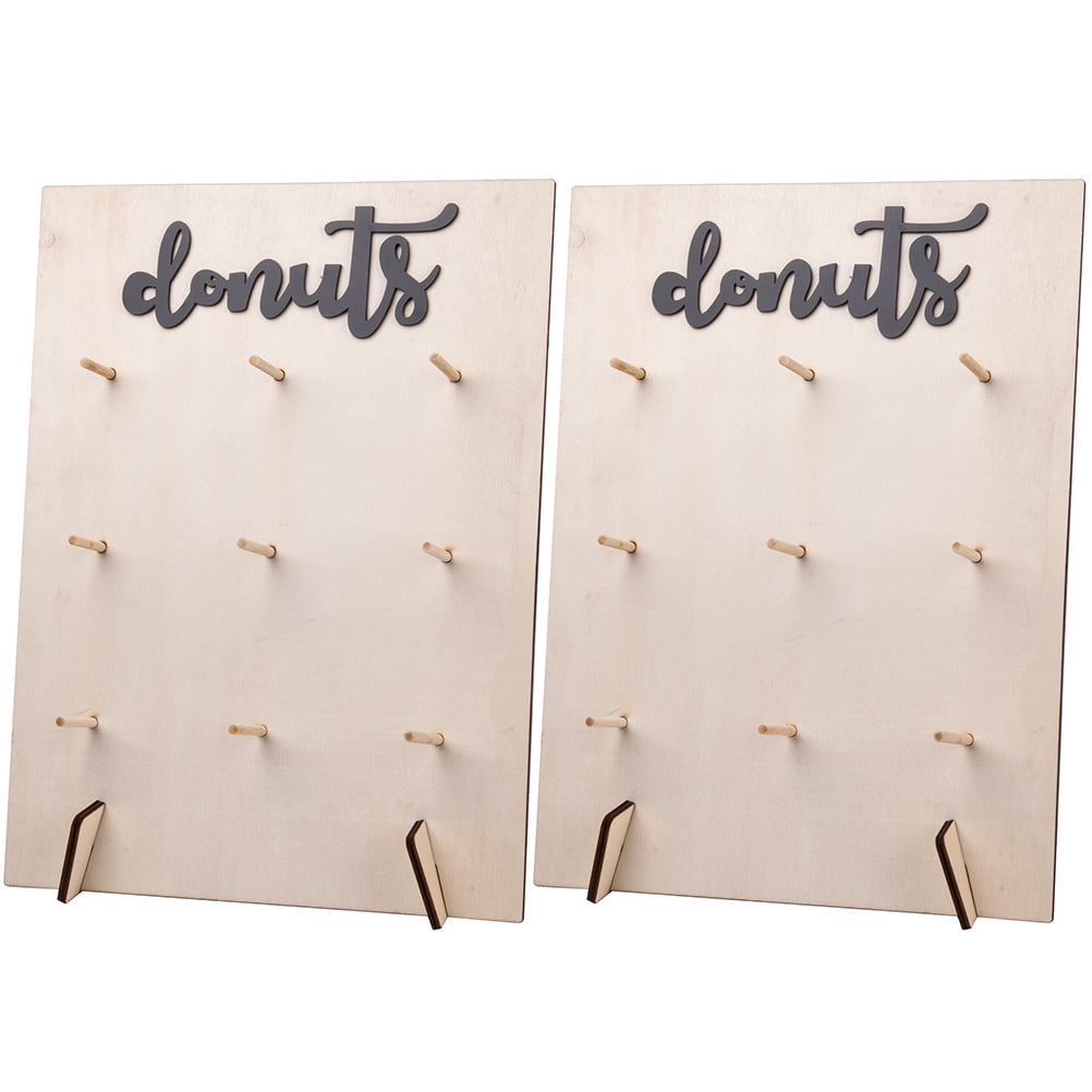 2 Sets Donut Stand Holder Donut Display Board for Wedding Party ...