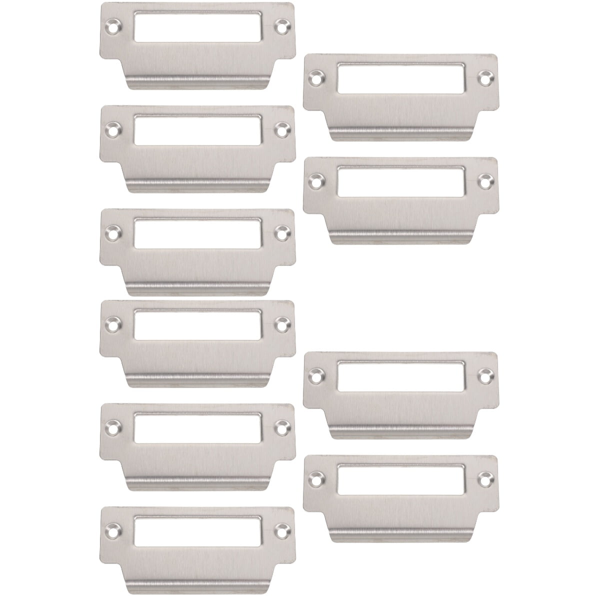 DINHEAROM Home Security Door Strike Plate 2 Sets 3.9X1.8in Silver ...