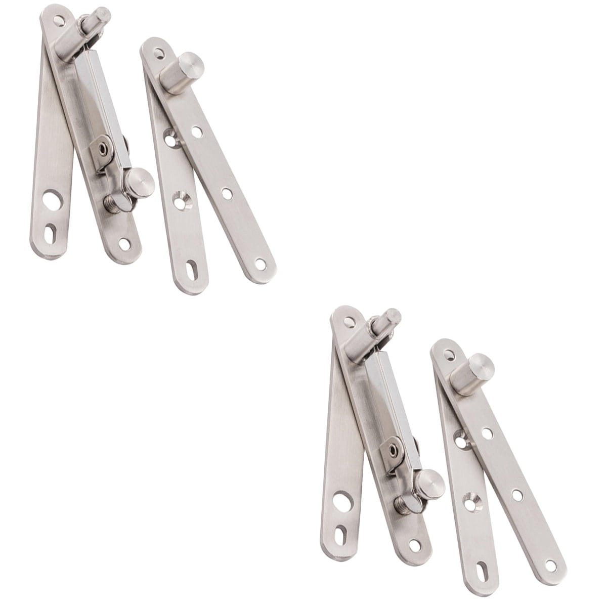 2 Sets Door Knob Stainless Hinges Rotative Hinge Hinge Upper and Lower ...