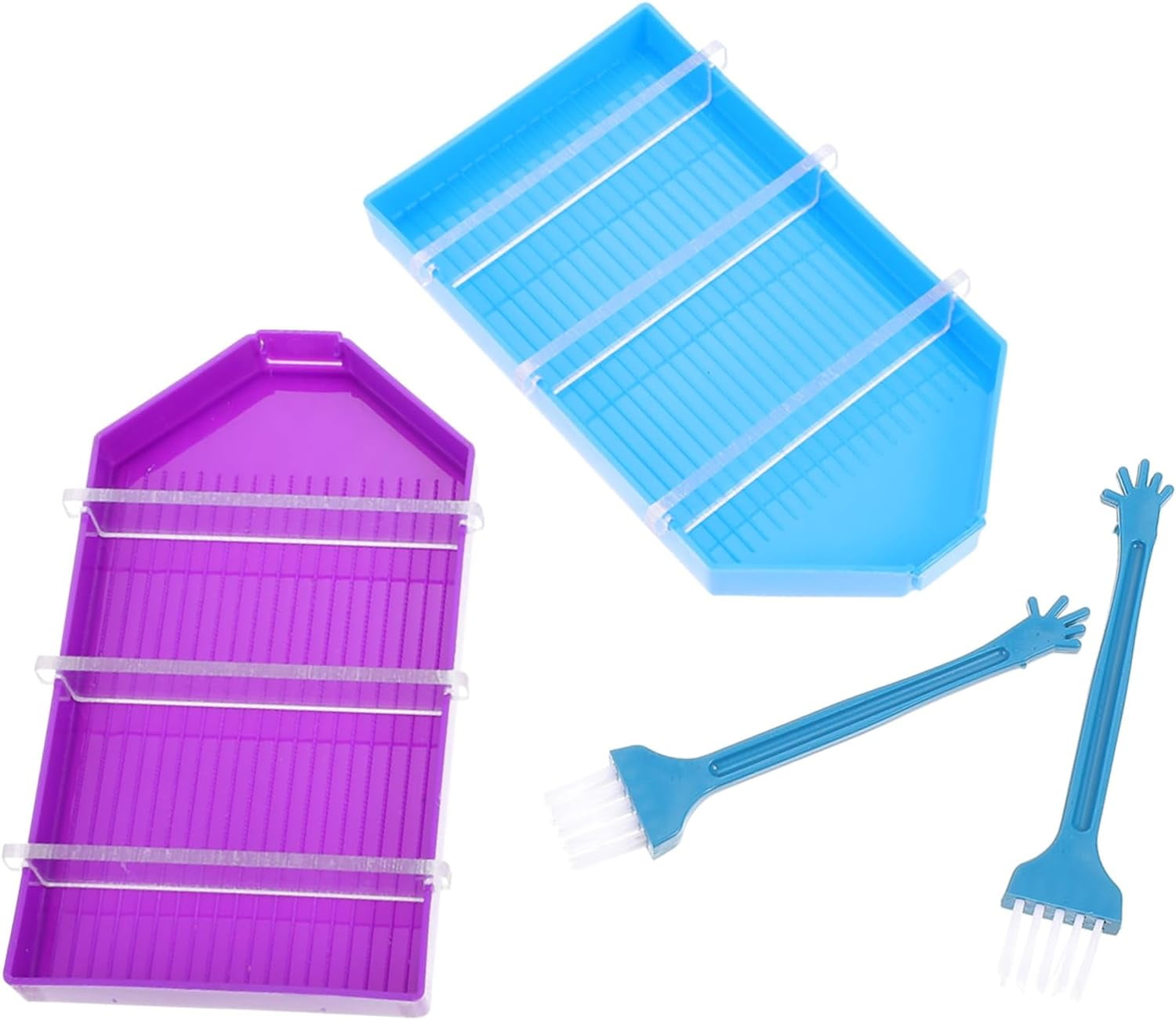 2 Sets Drill Disc Diamond Picture Trays Drill Trays Diamond Trays DIY ...