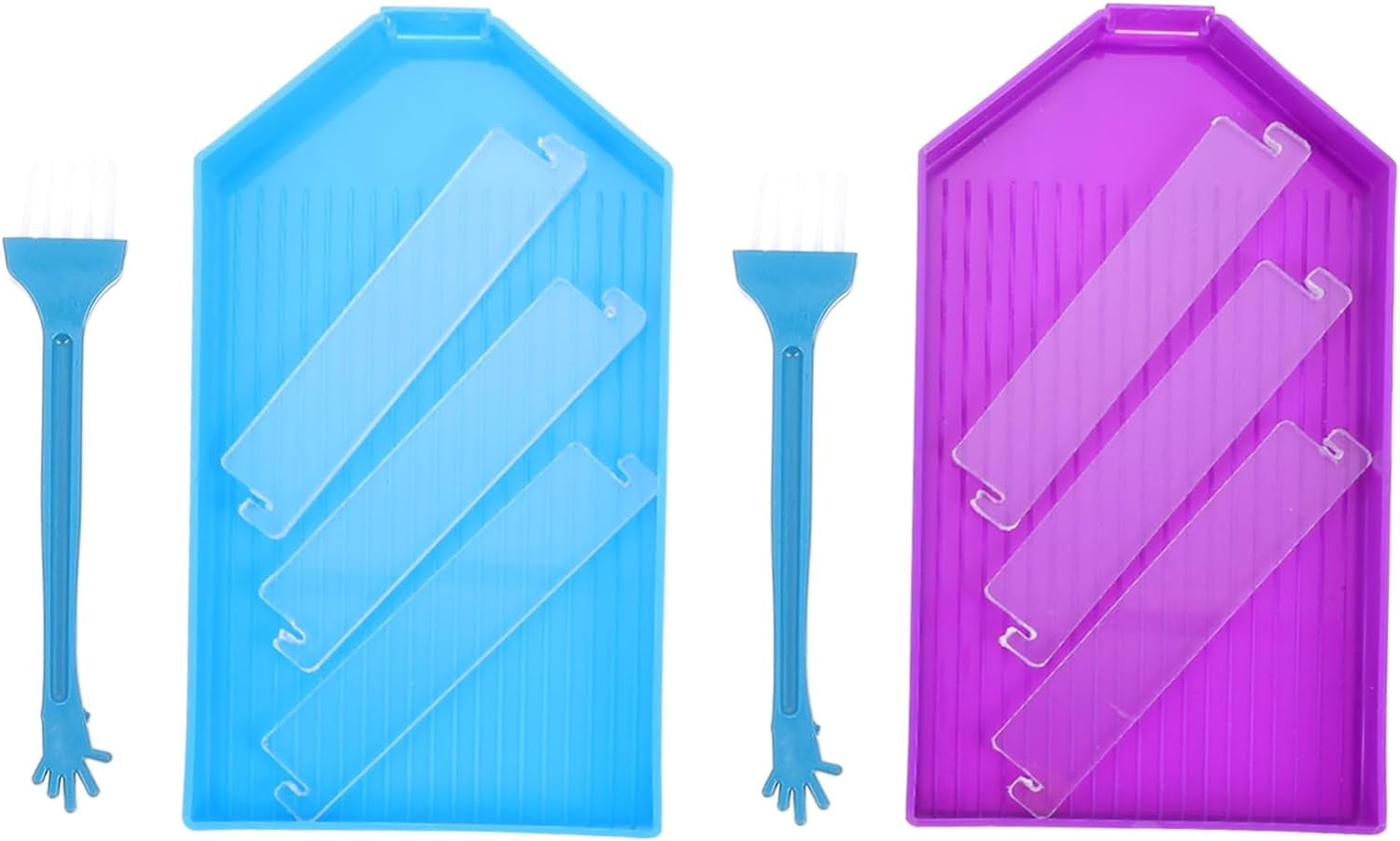 2 Sets Drill Disc Diamond Drill Tray Rhinestone Painting Plate Bead ...