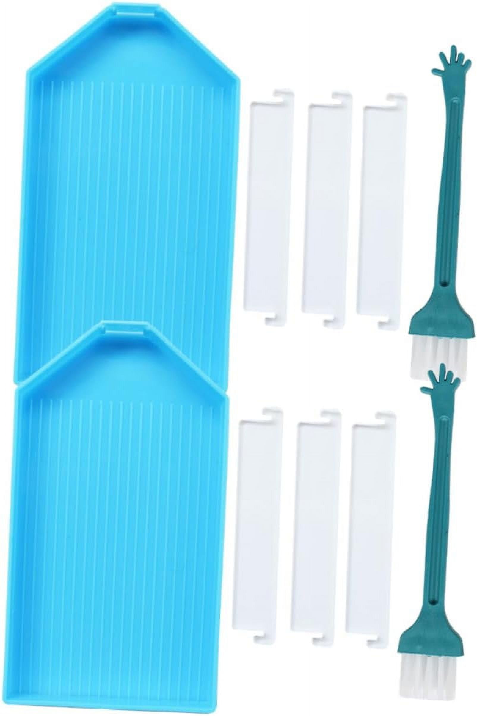 2 Sets Drill Plate Set Paint Containers Rhinestone Holder Diy Diamond ...