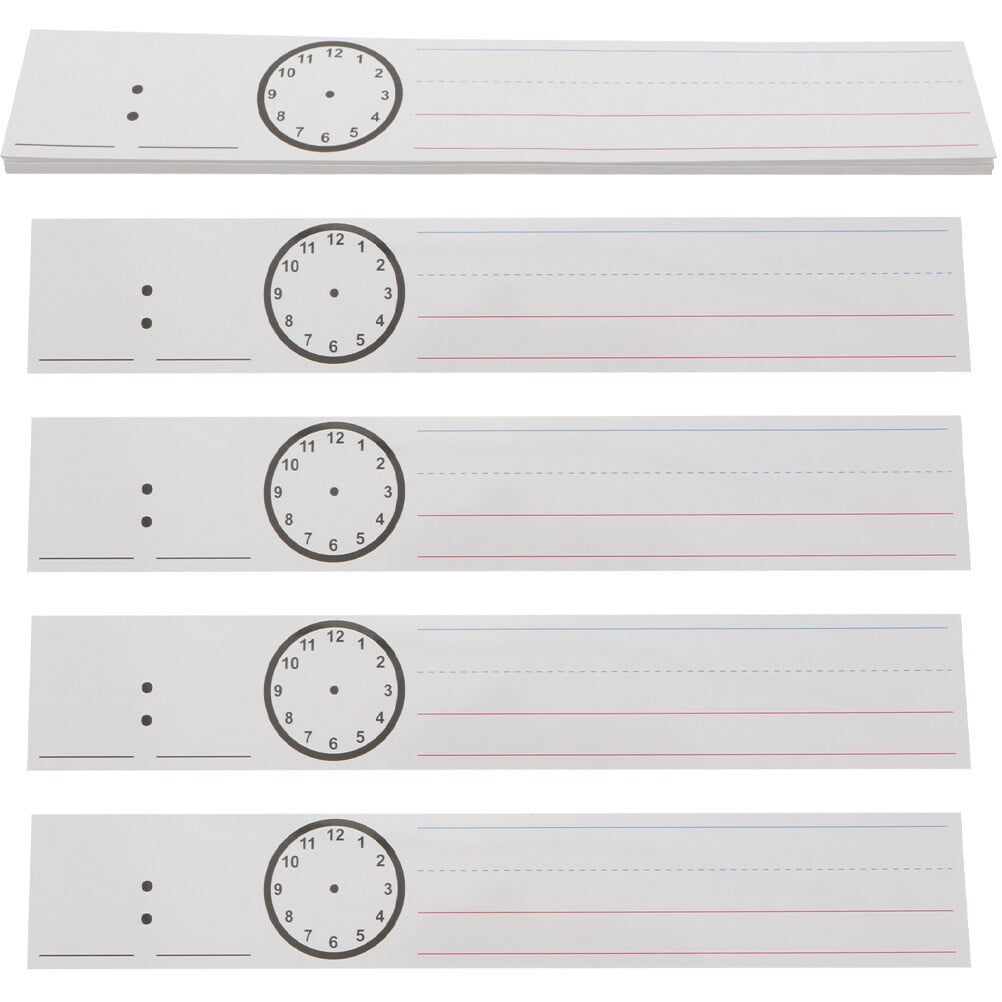 2 Sets Dry Erase Sentence Strips for Teacher Magnetic Student White ...