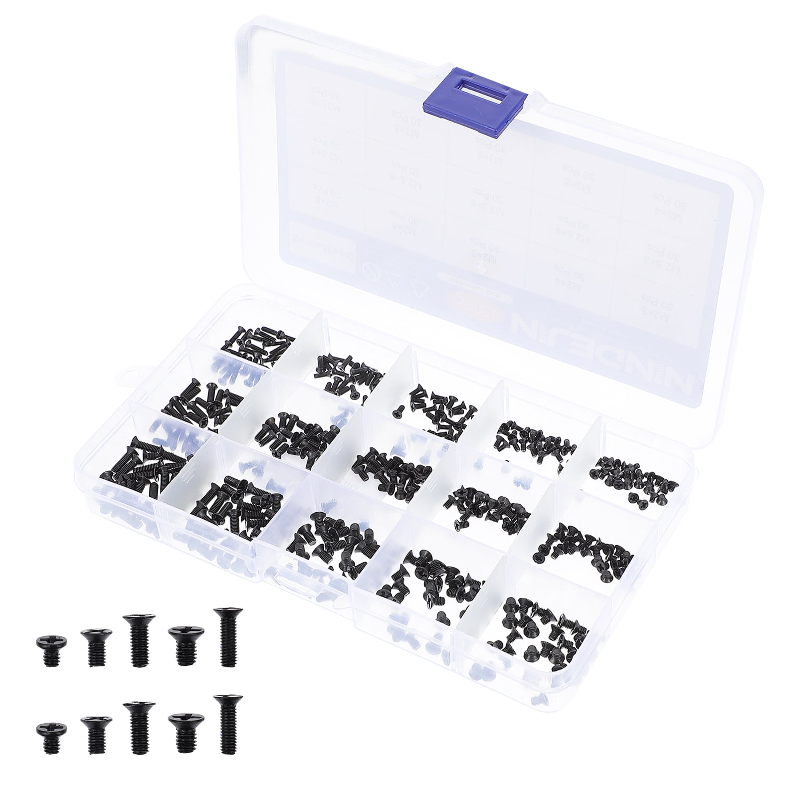 2 Sets Electronic Screw Stainless Steel Cross Countersunk Flat Head ...