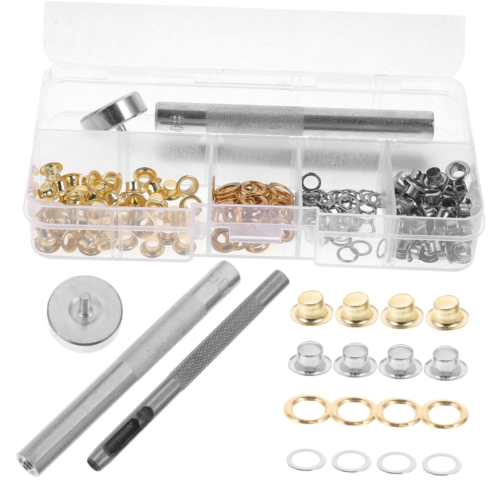 2 Sets Eyelet Kit The Tools Rivet Tool Grommet Kit Sewing Eyelets ...