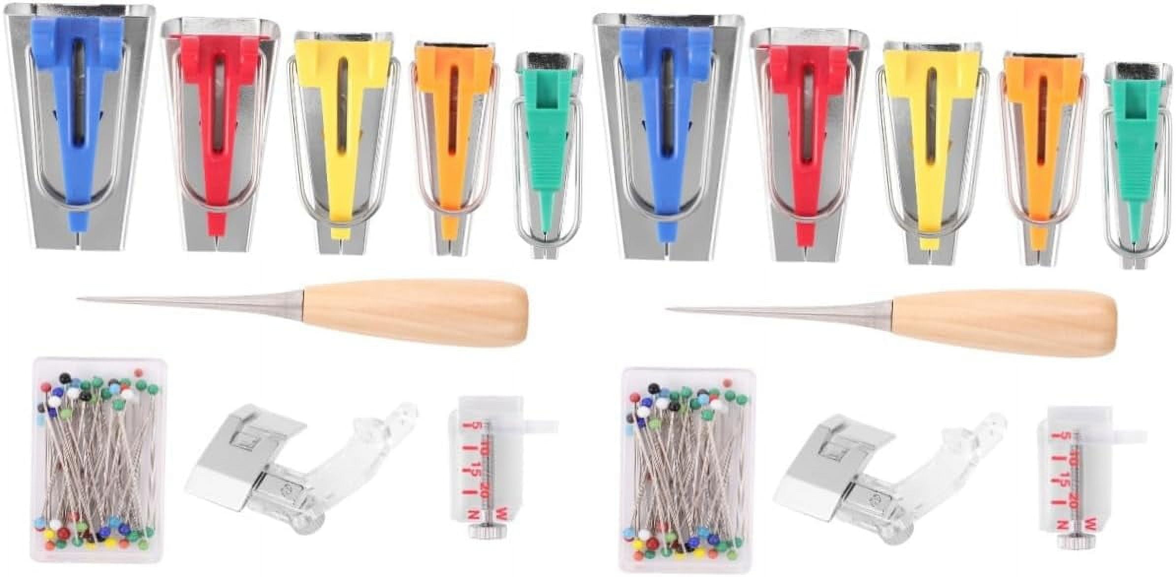 2 Sets Fabric Binding Tool Quilting Tool Kit Fabric Tape Making Kit ...