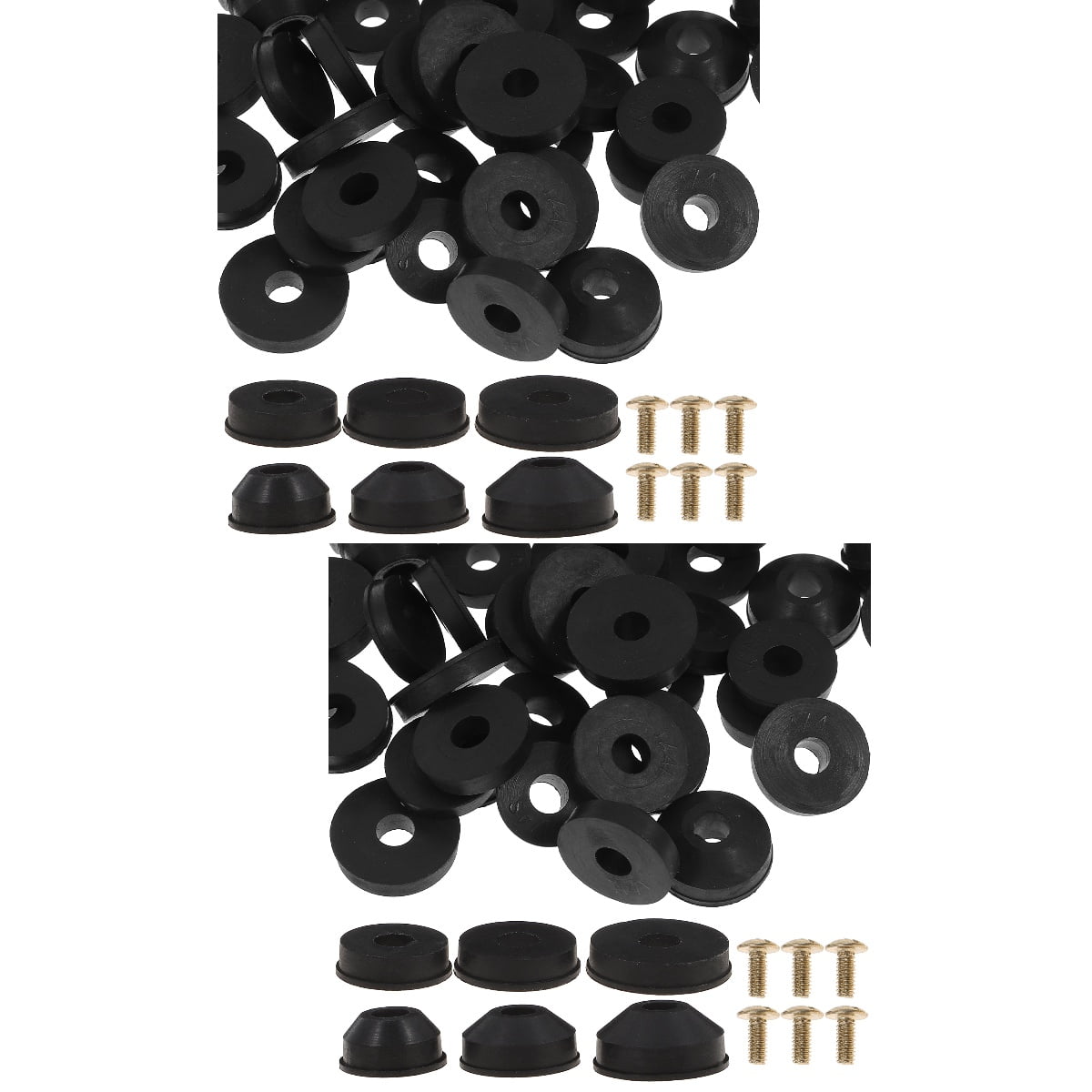 2 Sets Faucet Gasket Flat Washer Assortment Supply outside Water Spigot ...