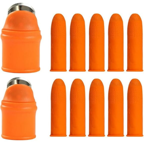 2 Sets Finger Picker, Thumb Protector Gardening Separator, Nail ...