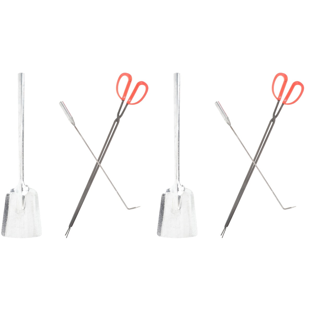 2 Sets Fireplace Tools Household Coal Ash Shovel Supplies Fire-poker ...