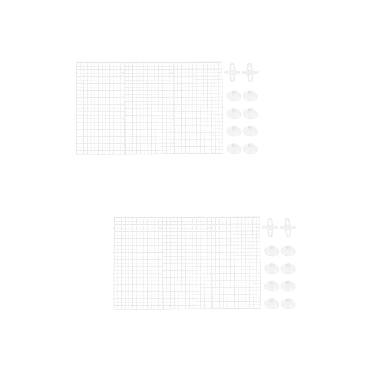 2 Sets Fish Divider Plastic Aquarium Divider Aquarium Separator Fish ...