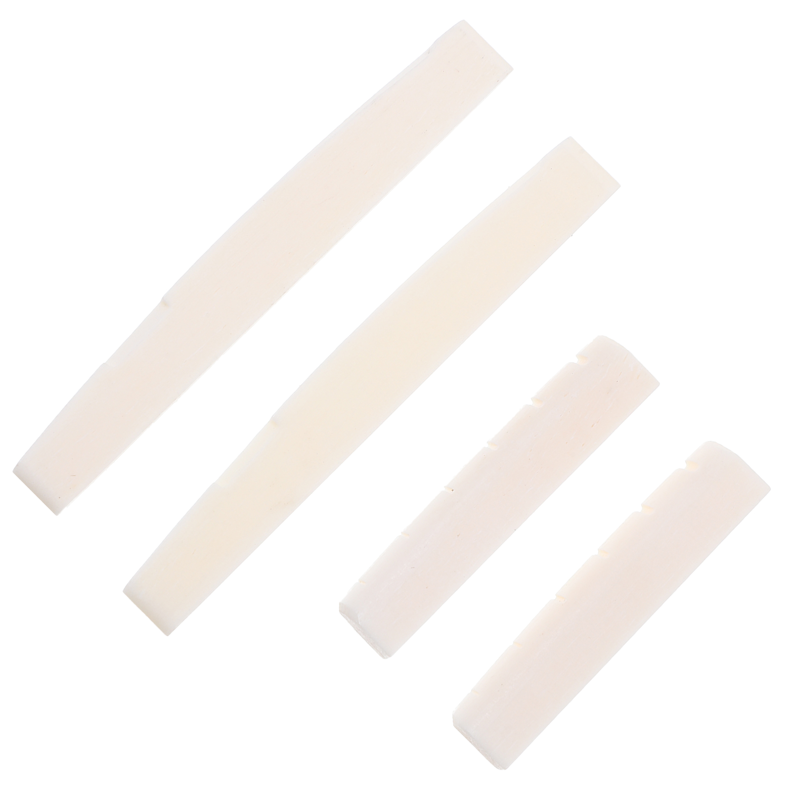 LULULION 2 Sets Guitar Bridge Saddles Acoustic Guitar Nuts Replacement ...