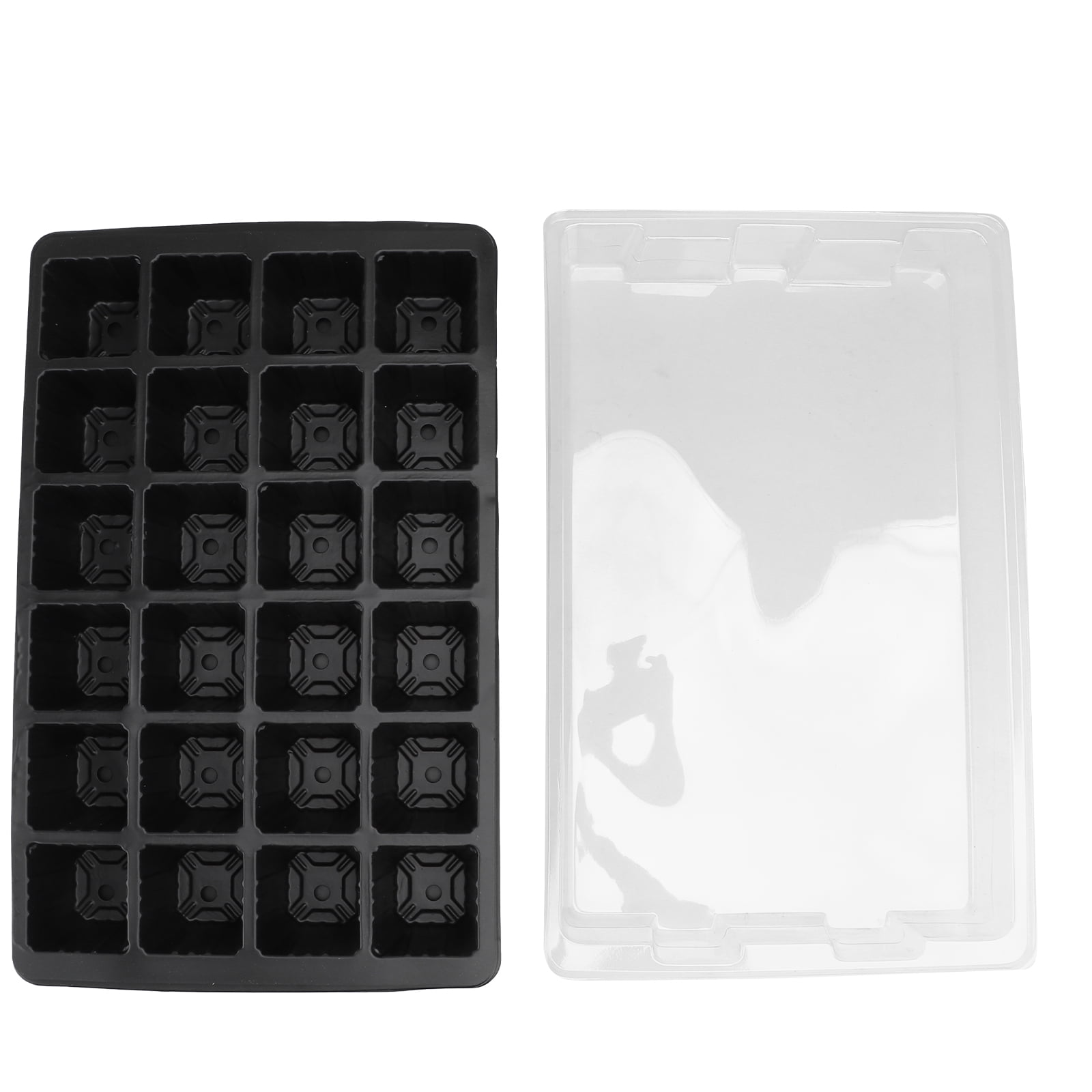 2 Sets Garden Growing Tray Vegetable Germination Plastic Trays ...