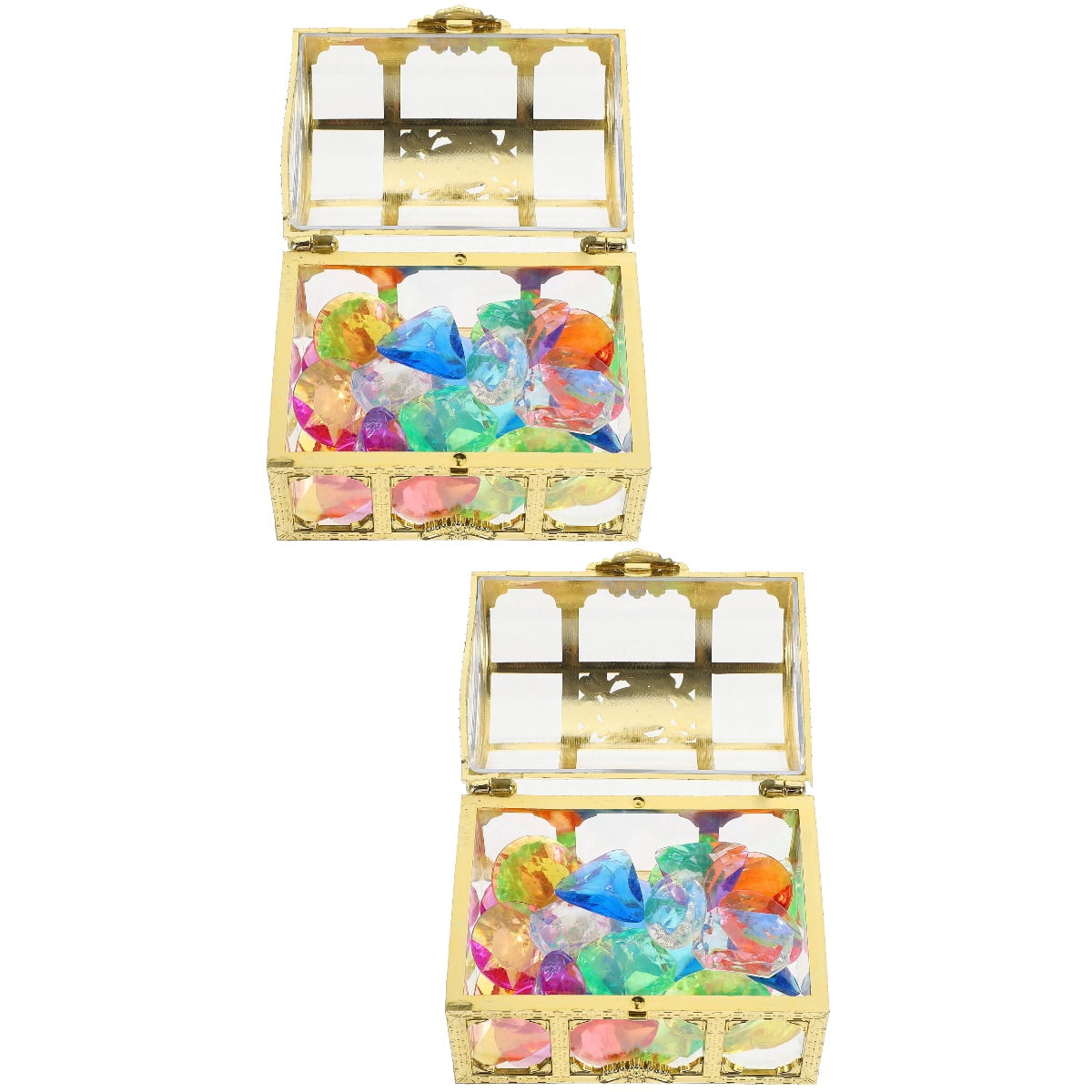 2 Sets Gem Pool Toys Colorful Gems Diamond-shaped Party - Walmart.com