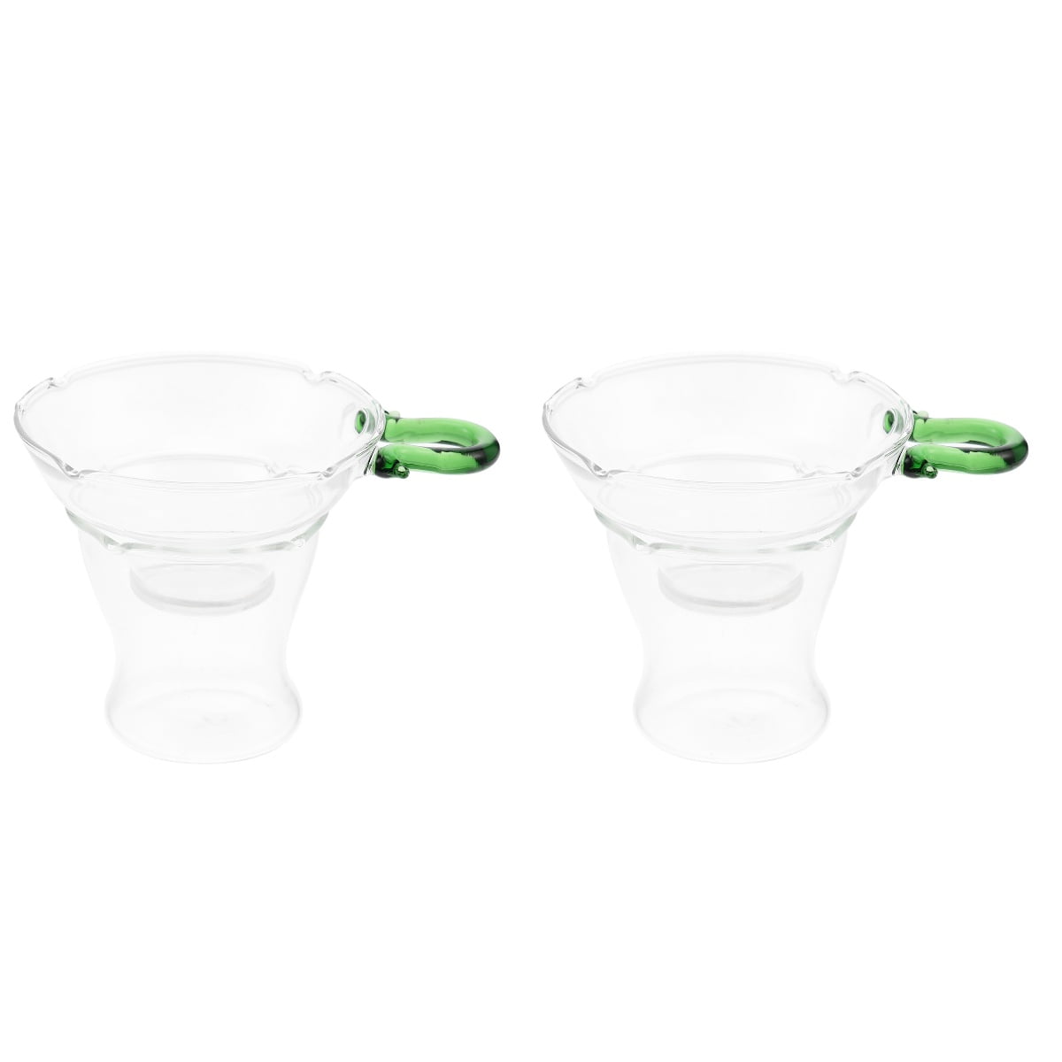2 Sets Glass Tea Strainer Transparent Infuser Household Filters Coffee ...