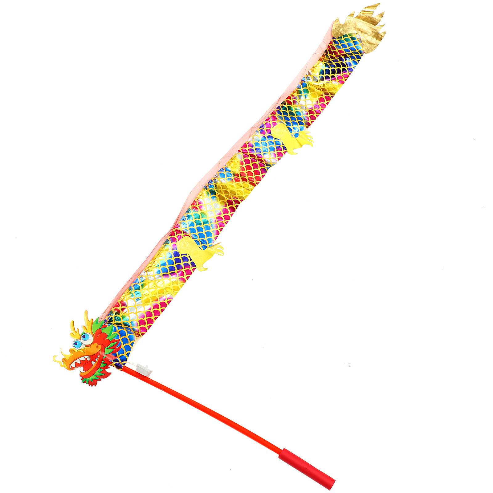 2 Sets Glowing Dragon Ribbon Funny Festival Chinese Style Rhythmic ...