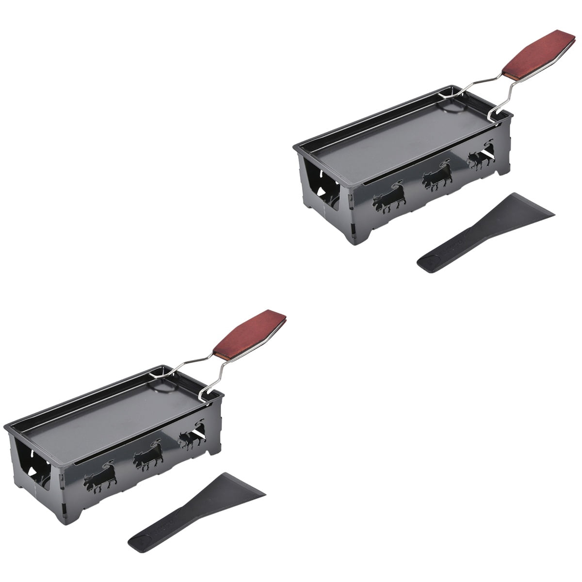 2 Sets Griddle Kitchen Cheese Oven Indoor Griddle Portable Cheese Grill ...