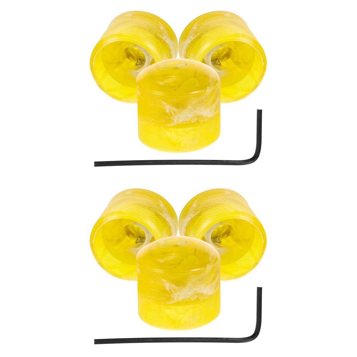 2 Sets Guitar Rotary Knobs Plastic Electronic Control Potentiometer ...