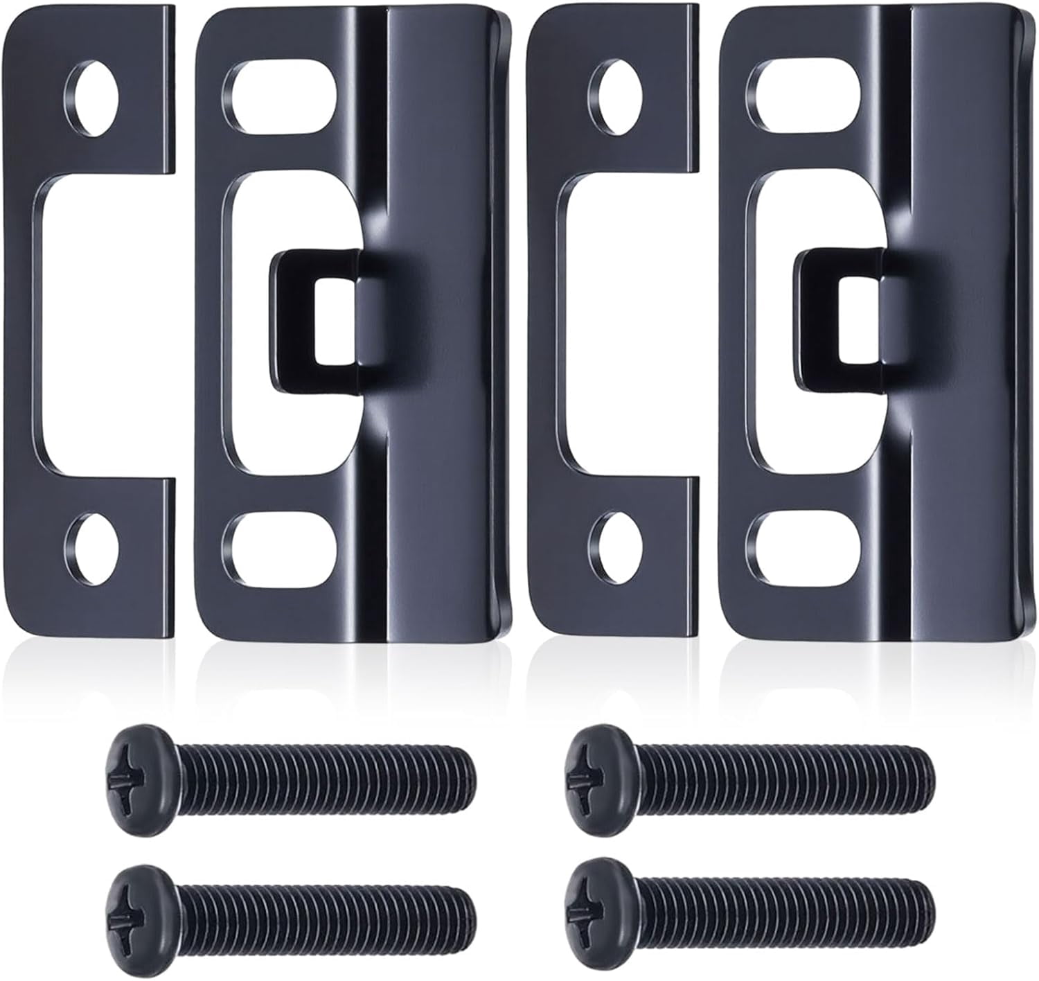2 Sets Hardware Adjustable Strike Plate, Easy to Install, Extended Lip ...