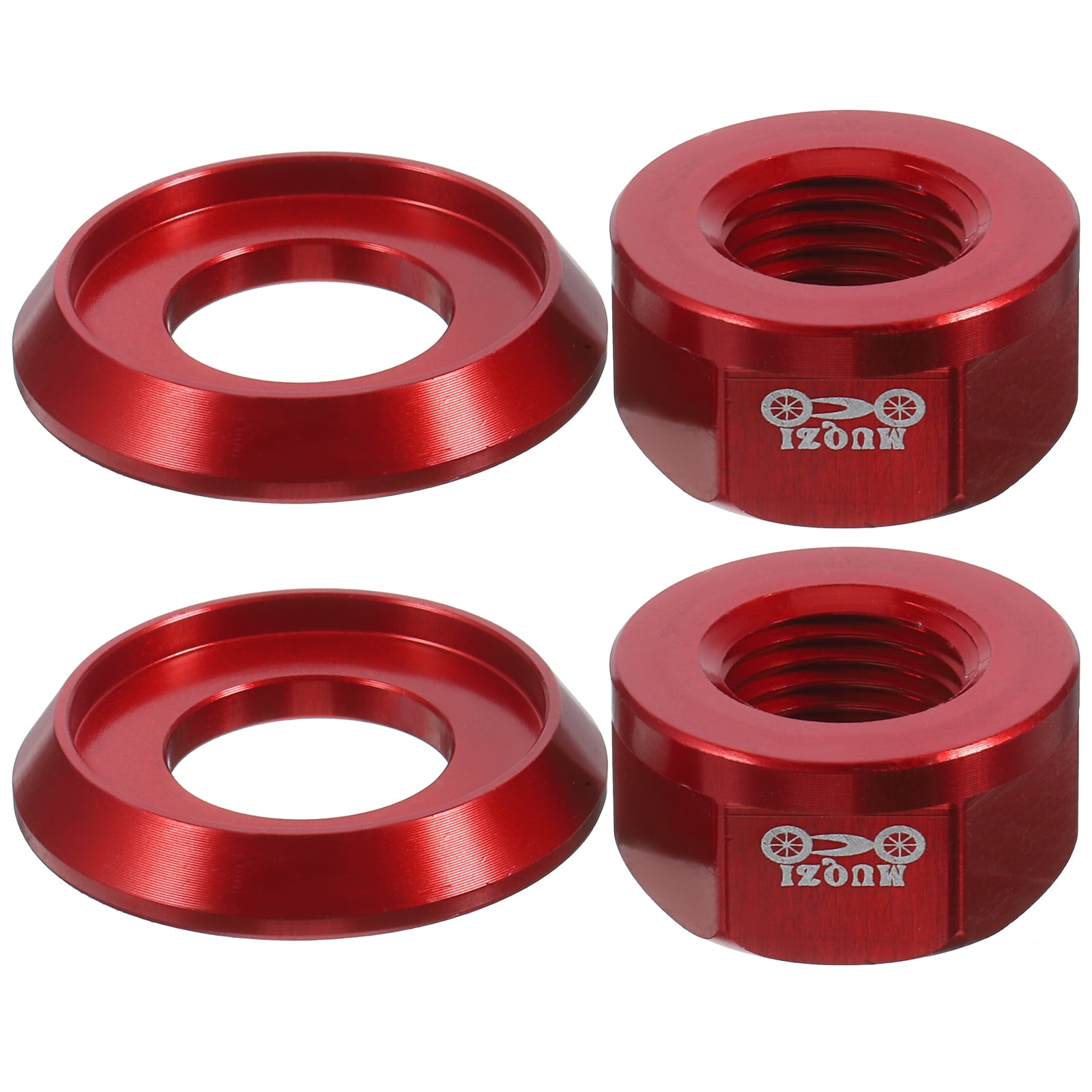2 Sets Hub Axle Nut Unique Appearance Nut Lightweight Nut Quick Release ...