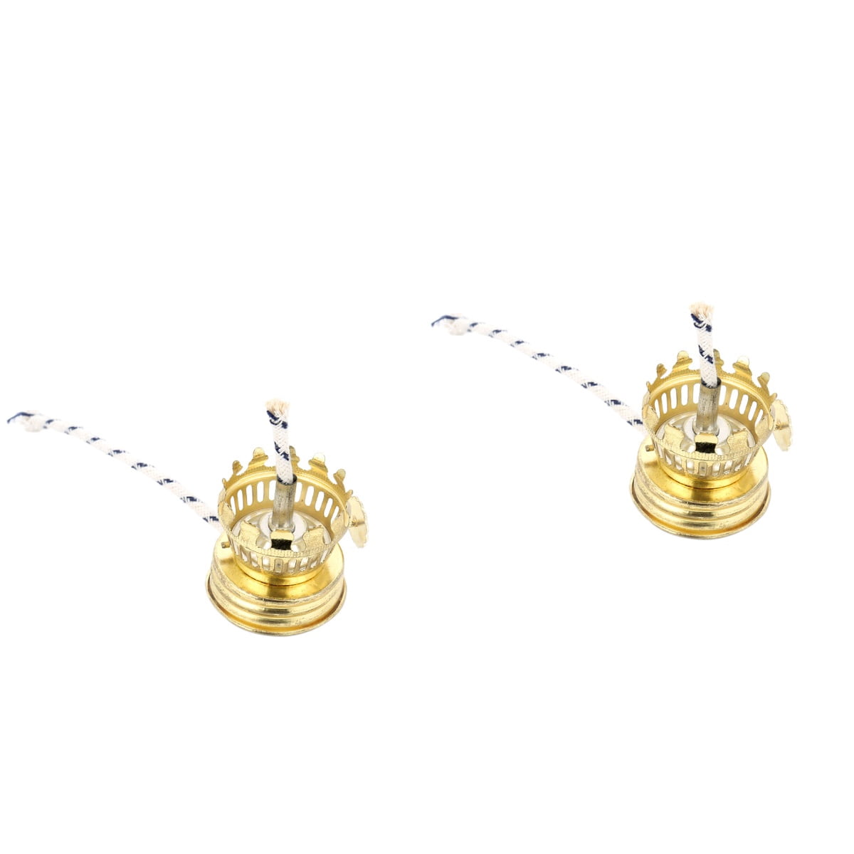 2 Sets Kerosene Lamp Accessories Wick Oil Replacement Light Bulb Holder ...