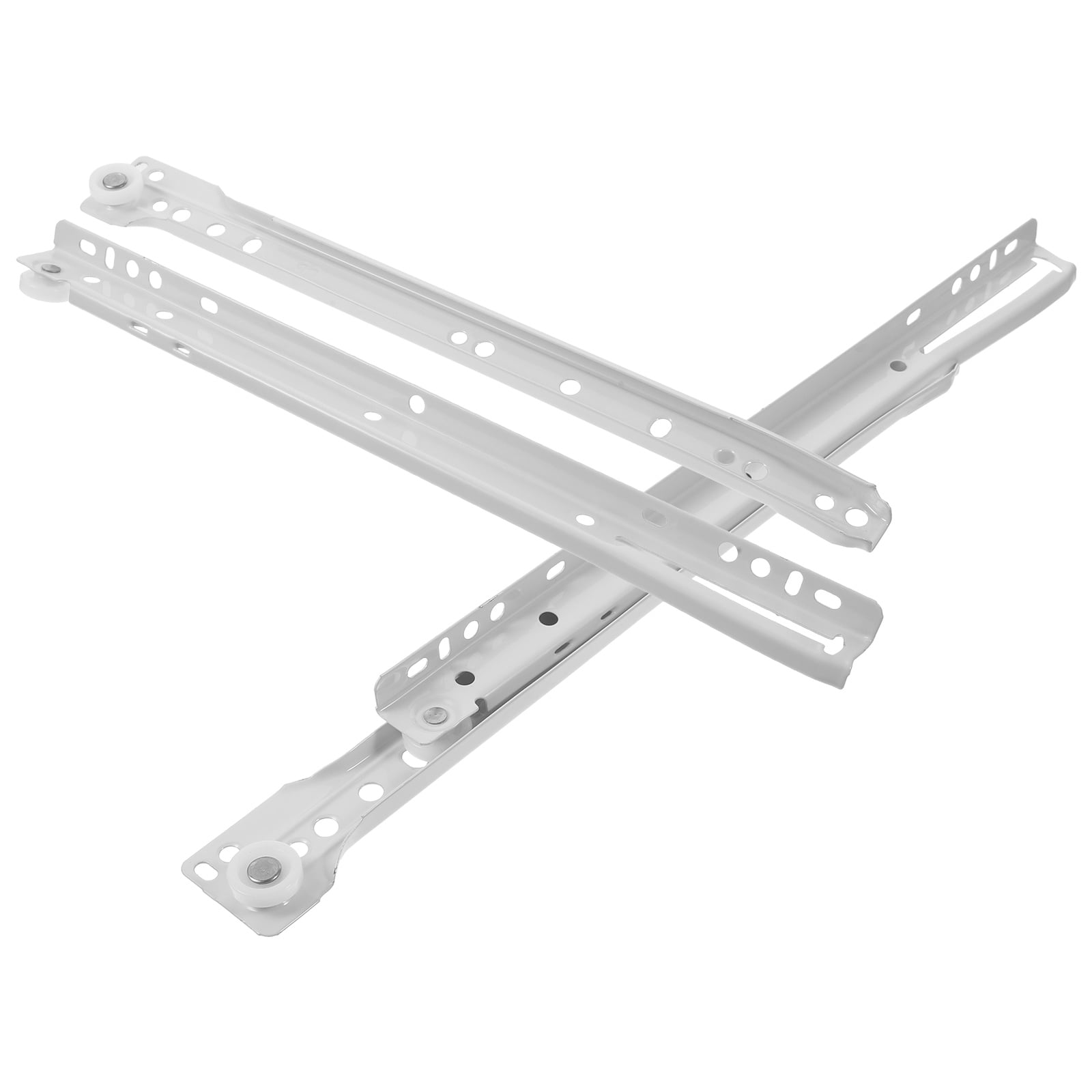 2 Sets Keyboard Slides Computer Drawer Slide-out Stands Cupboards Tray ...