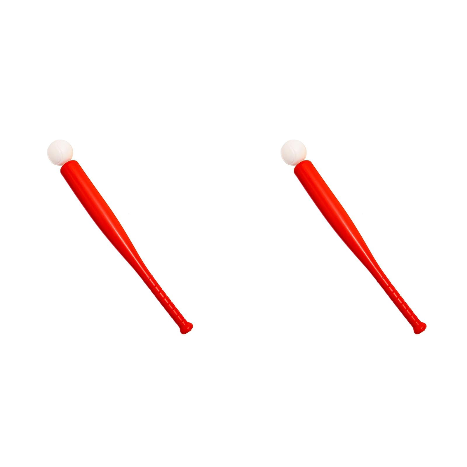 2 Sets Kids Baseball Bat Set, Plastic Baseball Bat and Ball Fun ...