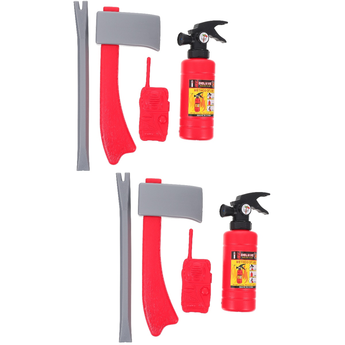 2 Sets Kids Car Toys Firemen Props Fireman Equipment Design Child ...