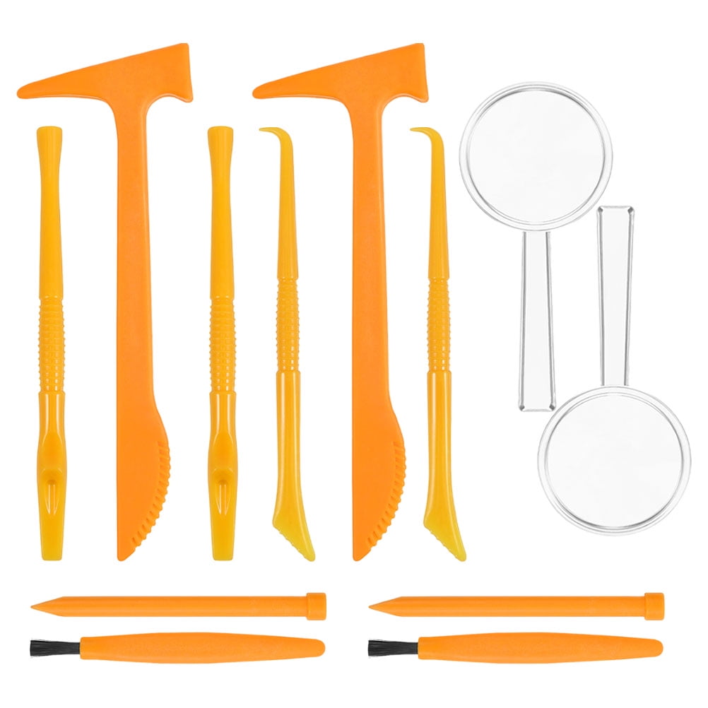 2 Sets Kids Digging Tools Toys Dig Play Gemstone Digging Kit Kids ...