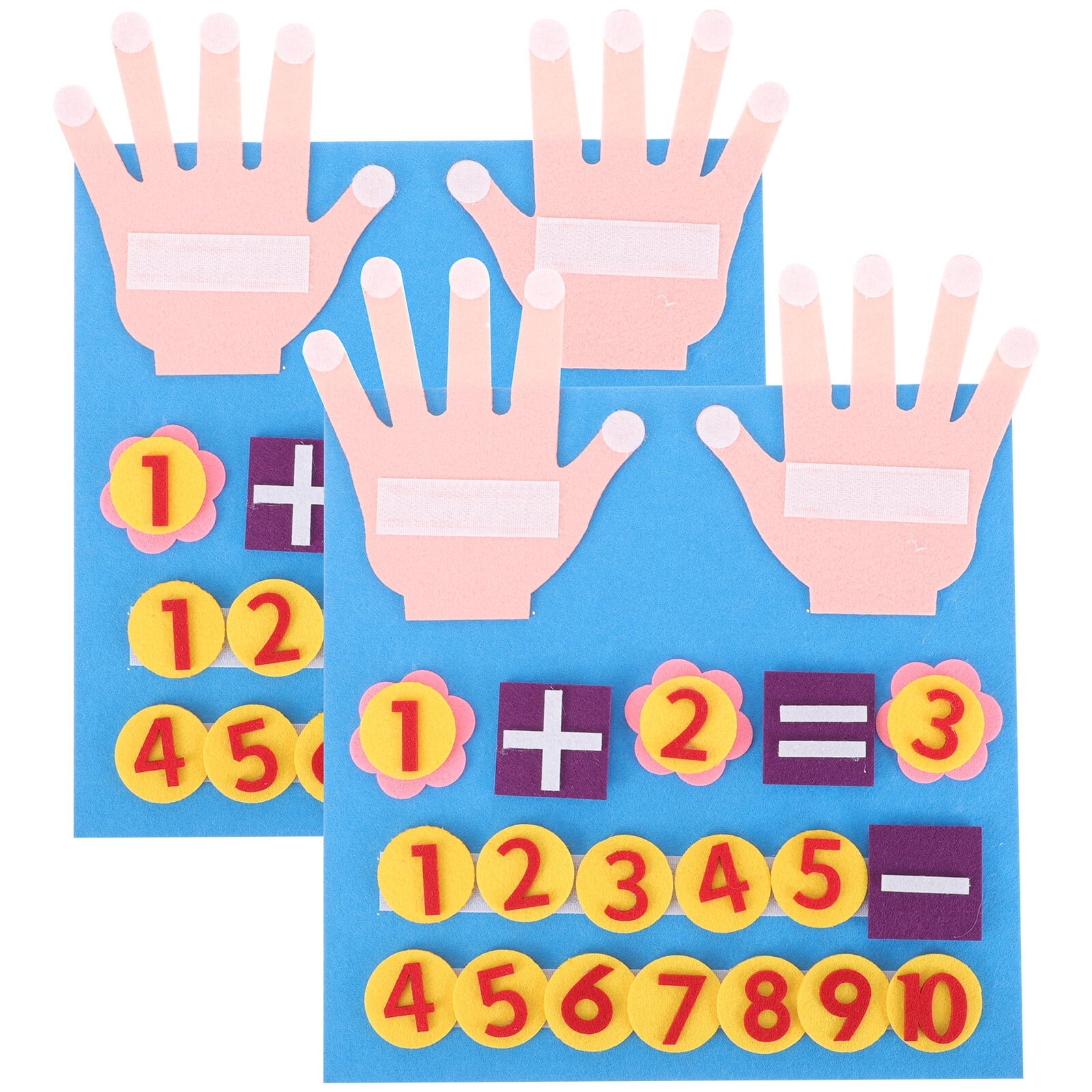 2 Sets Kids Math Addition Toys Add and Subtract Toy Toddler Educational ...