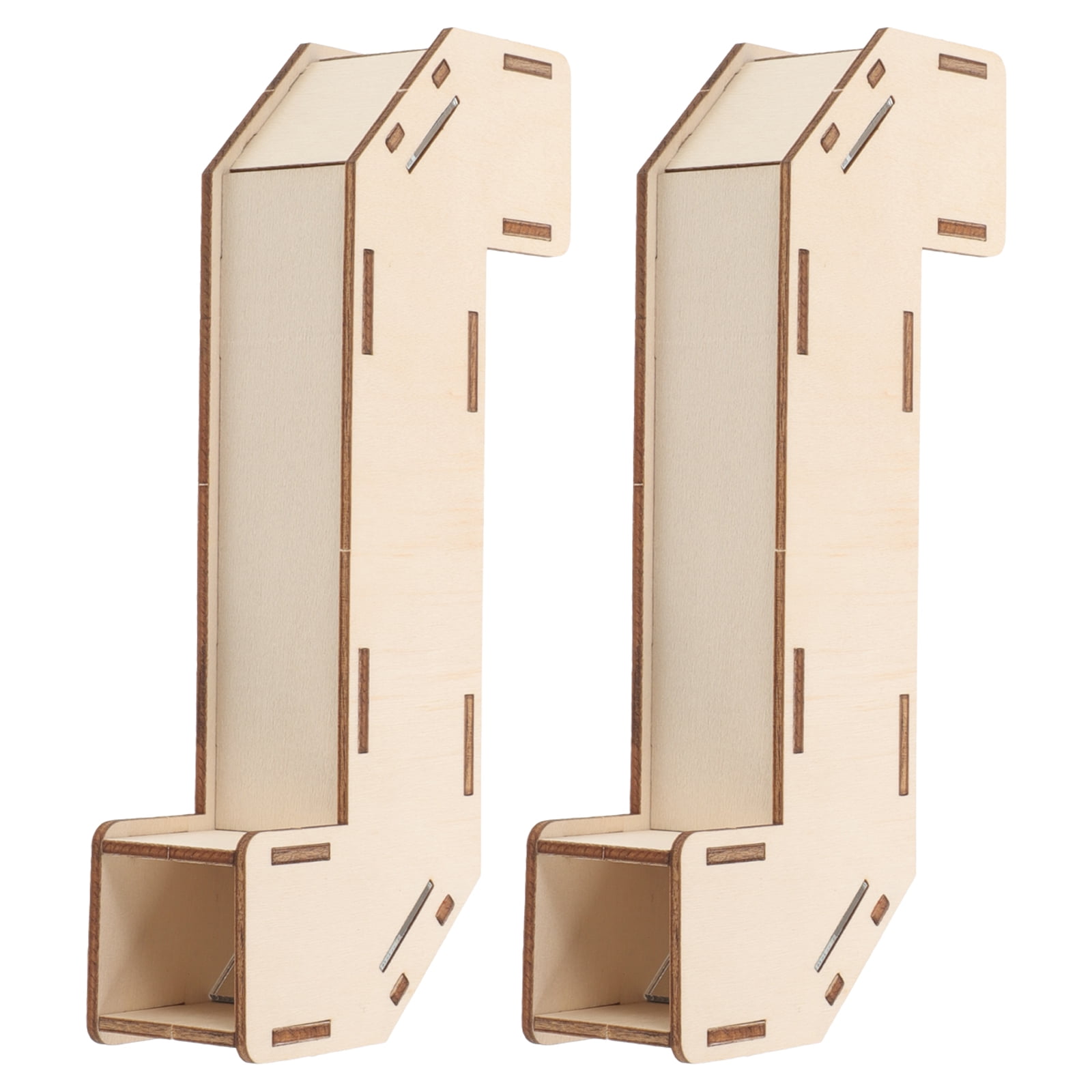 BRIGHTFUFU Periscope Toy Light Yellow Wooden 2Set 8.3x2.8x1.5In ...