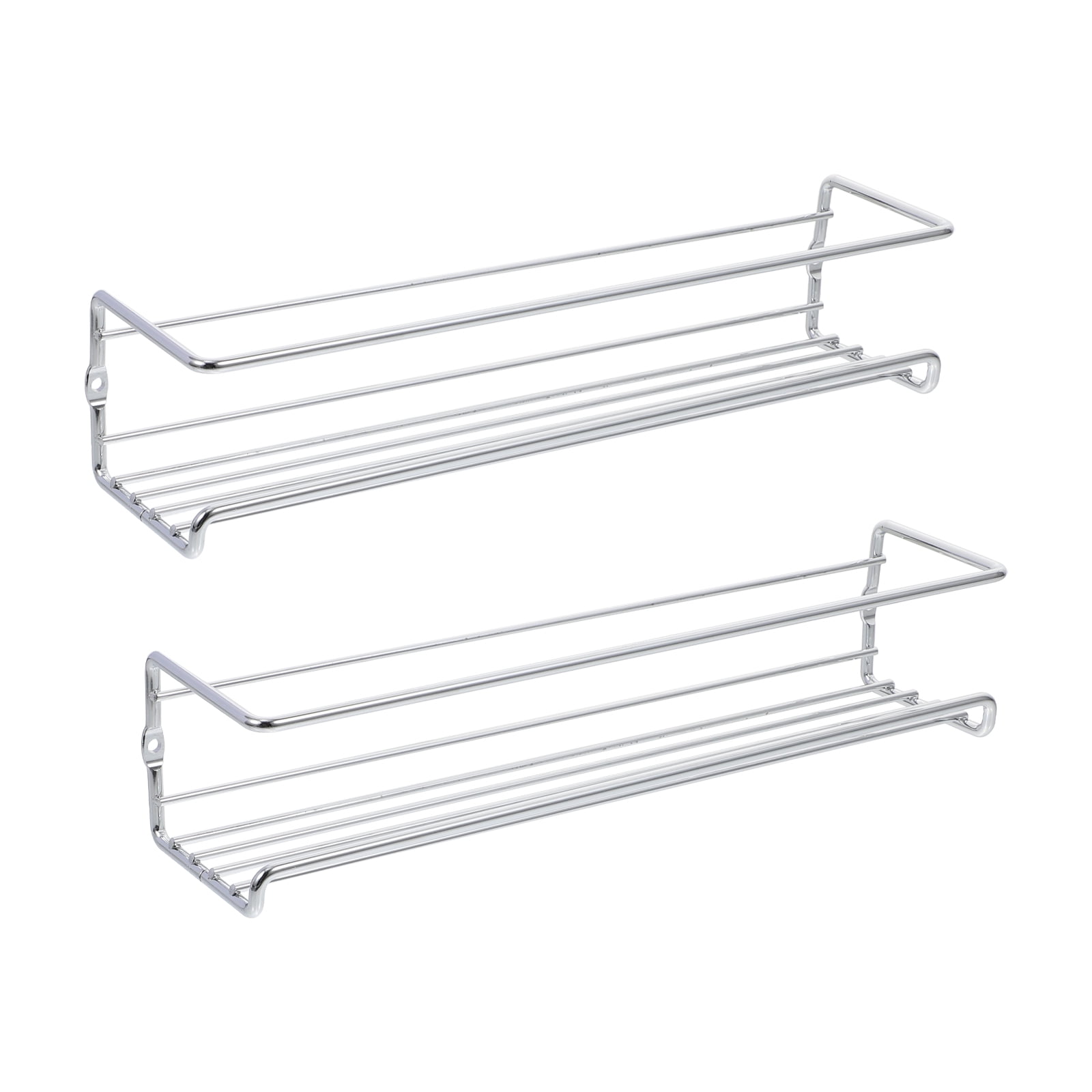 2 Sets Kitchen Cabinet Rack Spices Storage Shelves Wall-mounted Rack ... 2 Sets Kitchen Cabinet Rack Spices Storage Shelves Wall-mounted Rack ...