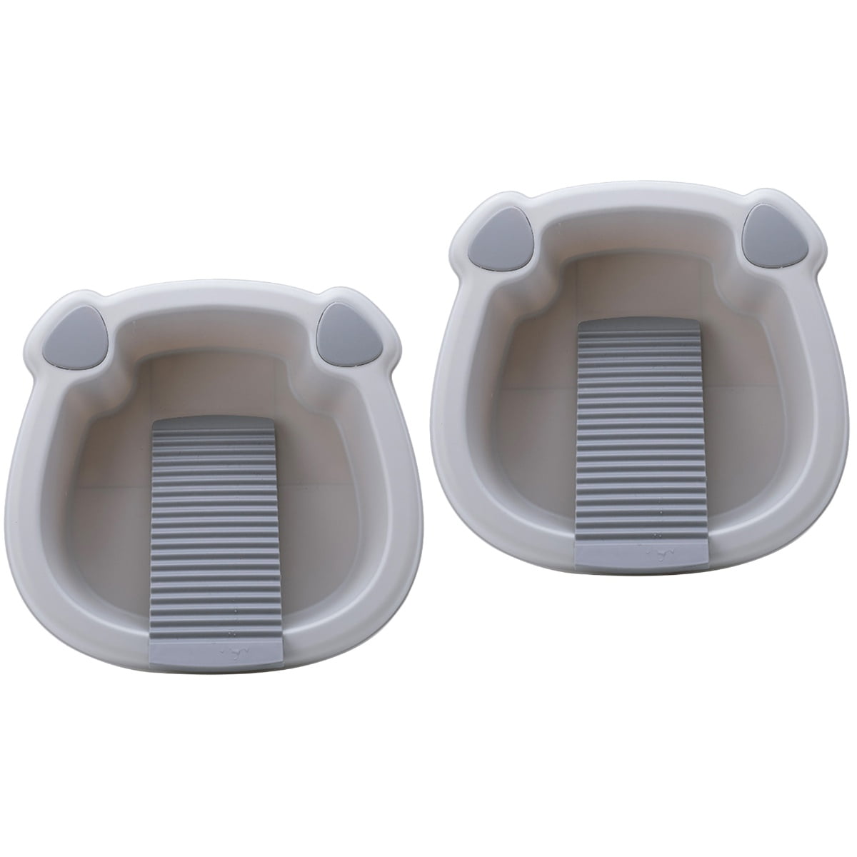 2 Sets Kitchen Dishpan Baby Wash Basin Face Wash Basin Dorm Wash Basin ...