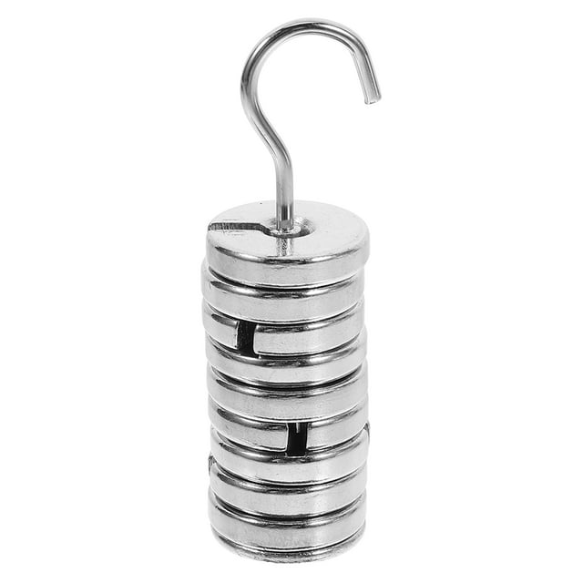 2 Sets Laboratory Chromium Plated Slotted Weights with Hanger for Lab ...