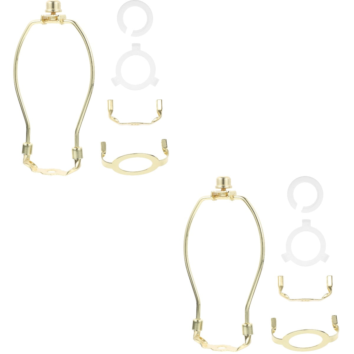 2 Sets Lamp Harp 6 Inch Heavy Duty Lamp Shade Bracket Lampshade Adapter ...