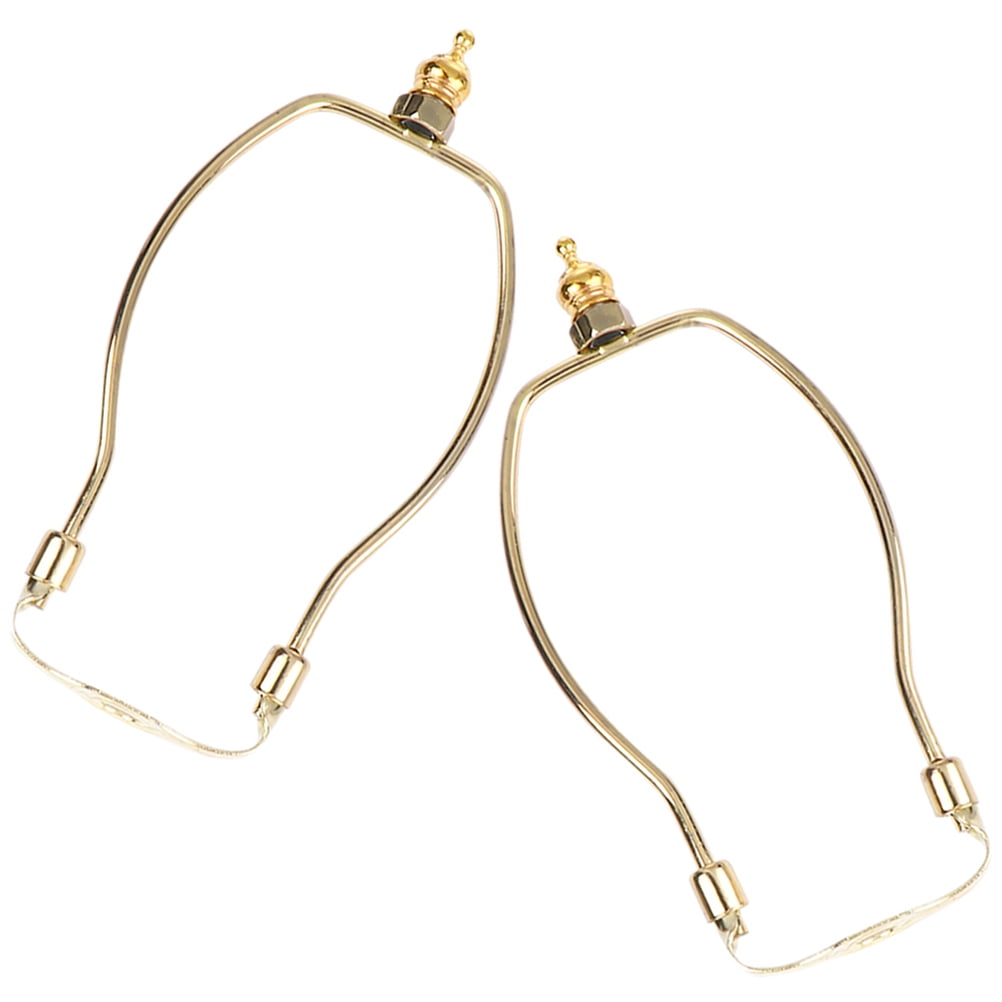 TABLZONE Heavy Duty Lamp Shade Holder in Golden Alloy with Unique ...