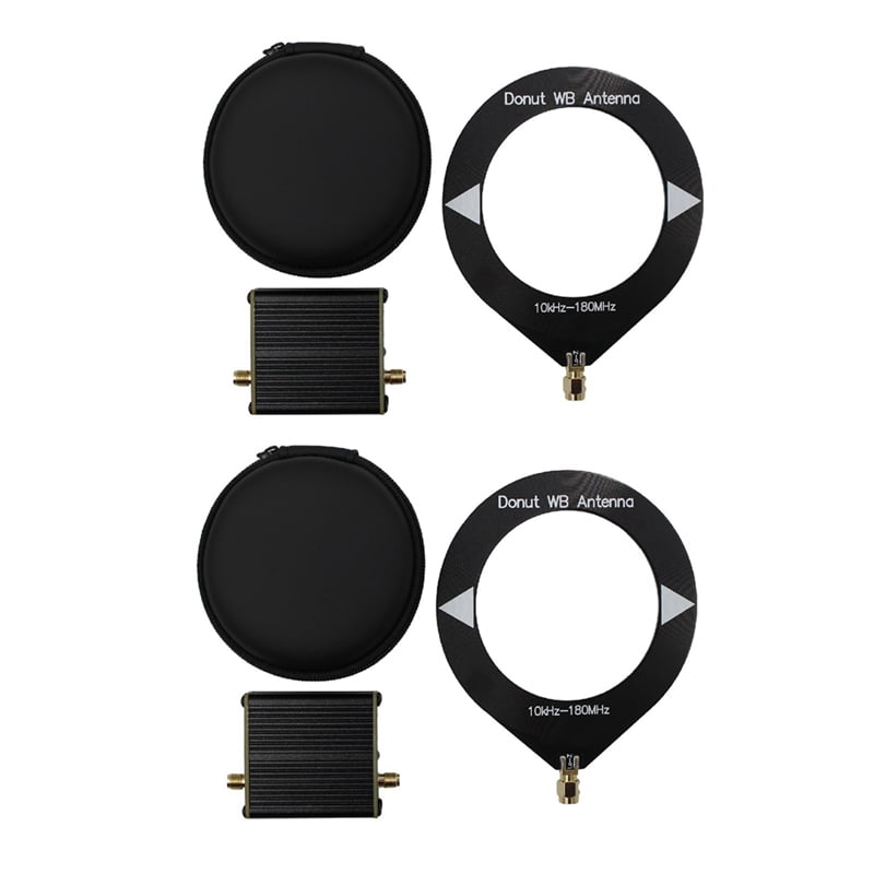 2 Sets Latest Upgraded Broadband Loop Antenna Frequency Range of 10kHz ...