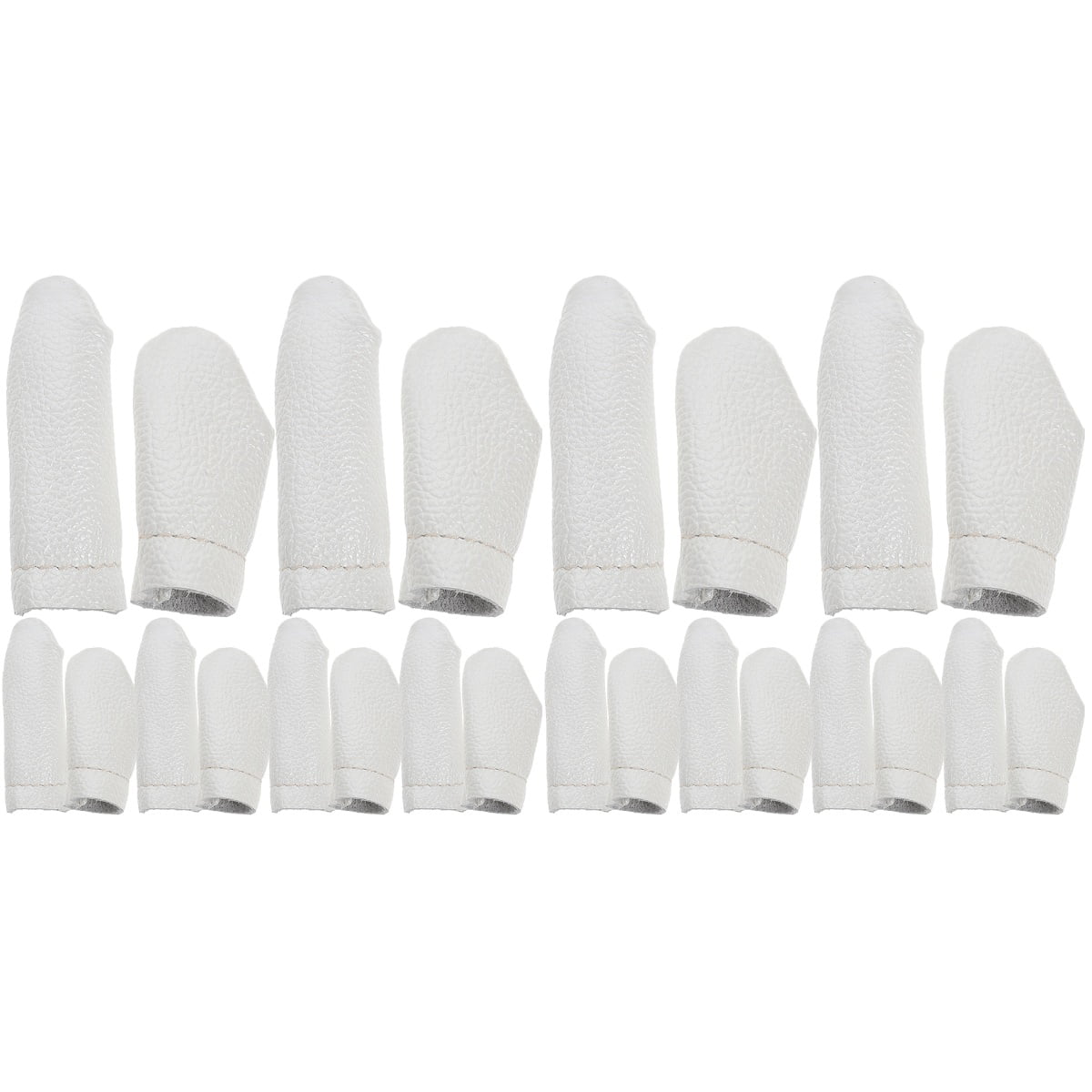 2 Sets Leather Thimble Finger Sleeve DIY Needle Felting Thumb Cover ...